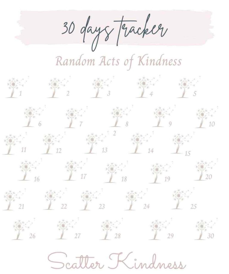 Free 30 Day Habit Tracker Printables - Keeper of our Home