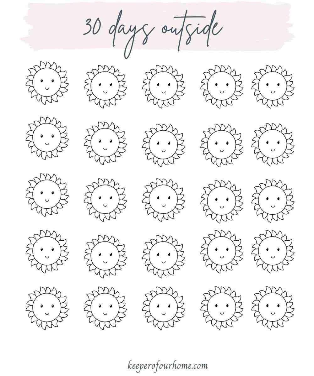 Free 30 Day Habit Tracker Printables - Keeper of our Home