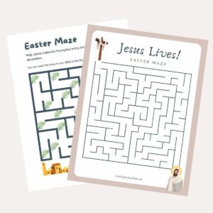 FREE Printable Christian Easter Worksheets - Keeper of our Home