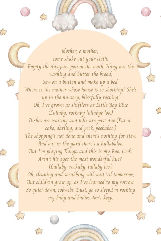 Babies Don't Keep Poem With Free Printable Keepsake - Keeper of our Home