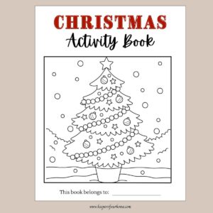 Free Christmas Activity Booklet Printable For Kids - Keeper of our Home