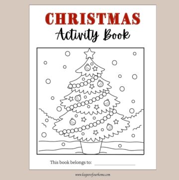Free Christmas Activity Booklet Printable For Kids - Keeper of our Home