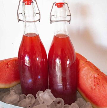 Refreshing watermelon kombucha recipe for hot summer days - Keeper of ...